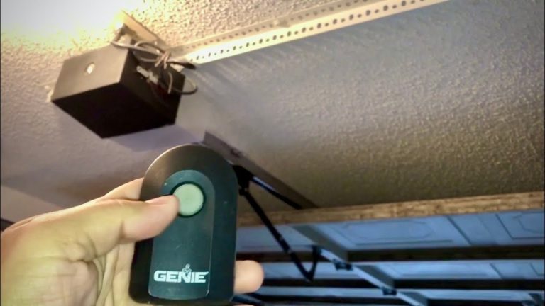 How To Pair Genie Intellicode Garage Door Opener With Car – Step-by ...