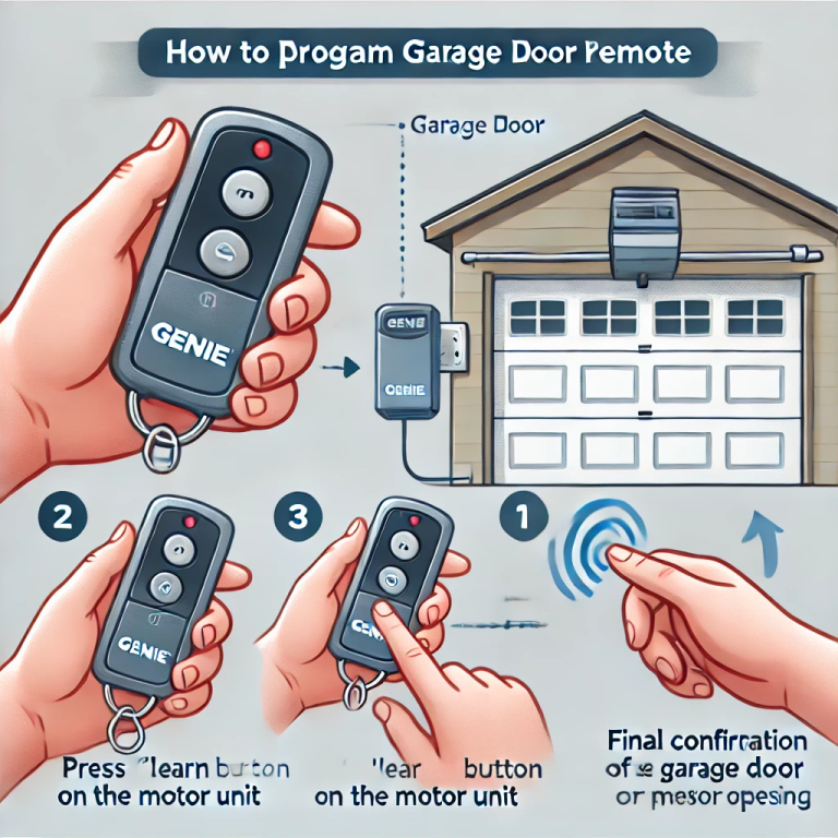 How to Program Genie Remote To Chamberlain Garage Door Opener: A ...
