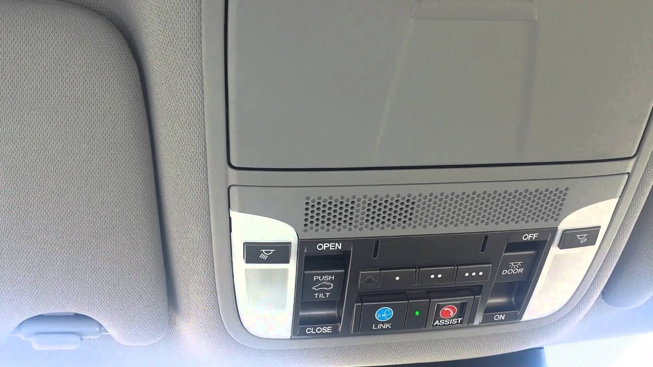 How to Use the Genie Garage Door Opener Learn Button For Acura TL: A ...