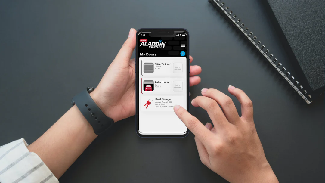 Genie Garage Door Opener Model 7055 Smart Phone Controller Setup and ...